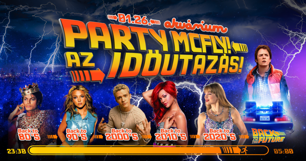 PARTY McFly! Az IDŐUTAZÁS! - Back to the Future! • Akvárium
